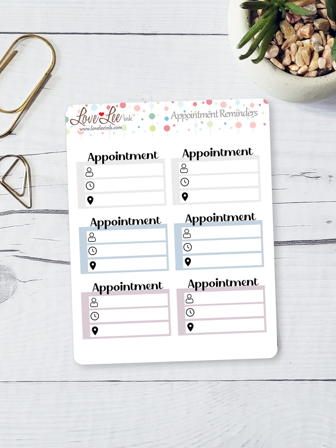 Hand Drawn Appointment Planner Stickers - Journal Accessories - Etsy