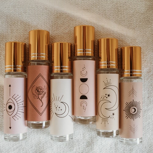 Editable Floral Roller Bottle Label Template Printable 10 Ml - Etsy