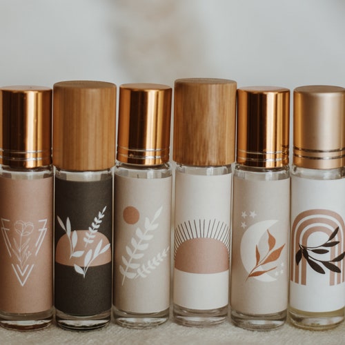 Essential Oil Roller Labels Printable Labels Roller Bottle | Etsy