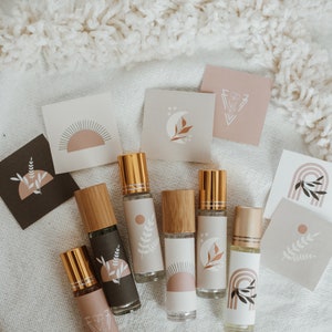 Essential Oil Roller Labels Printable Labels Roller Bottle Labels ...