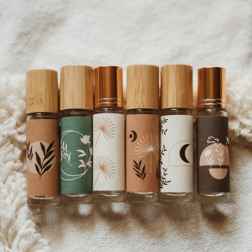 Essential Oil Roller Labels Printable Labels Roller Bottle - Etsy