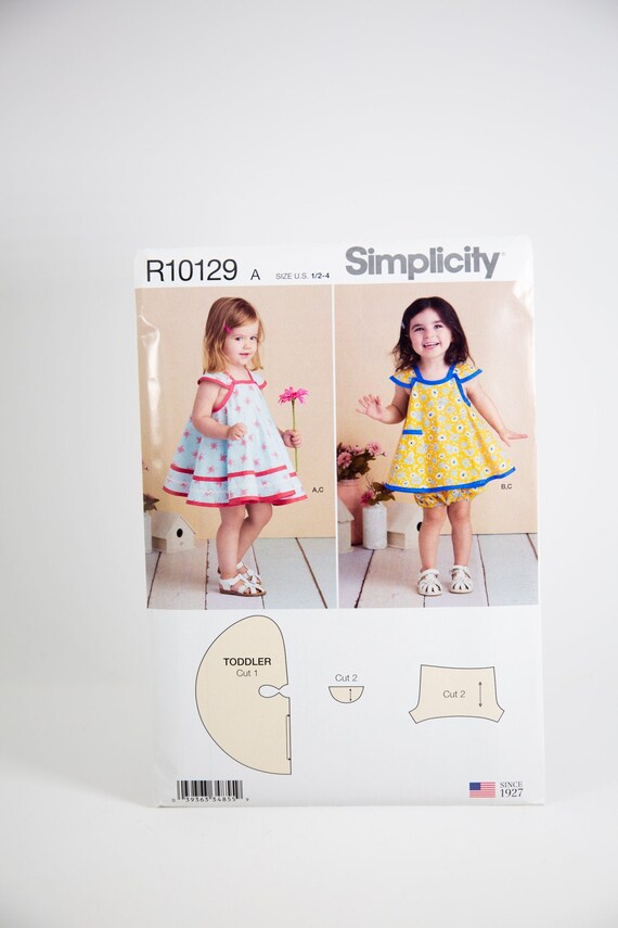 Simplicity Girls Spring Summer Dress Gown Sewing Pattern | Etsy