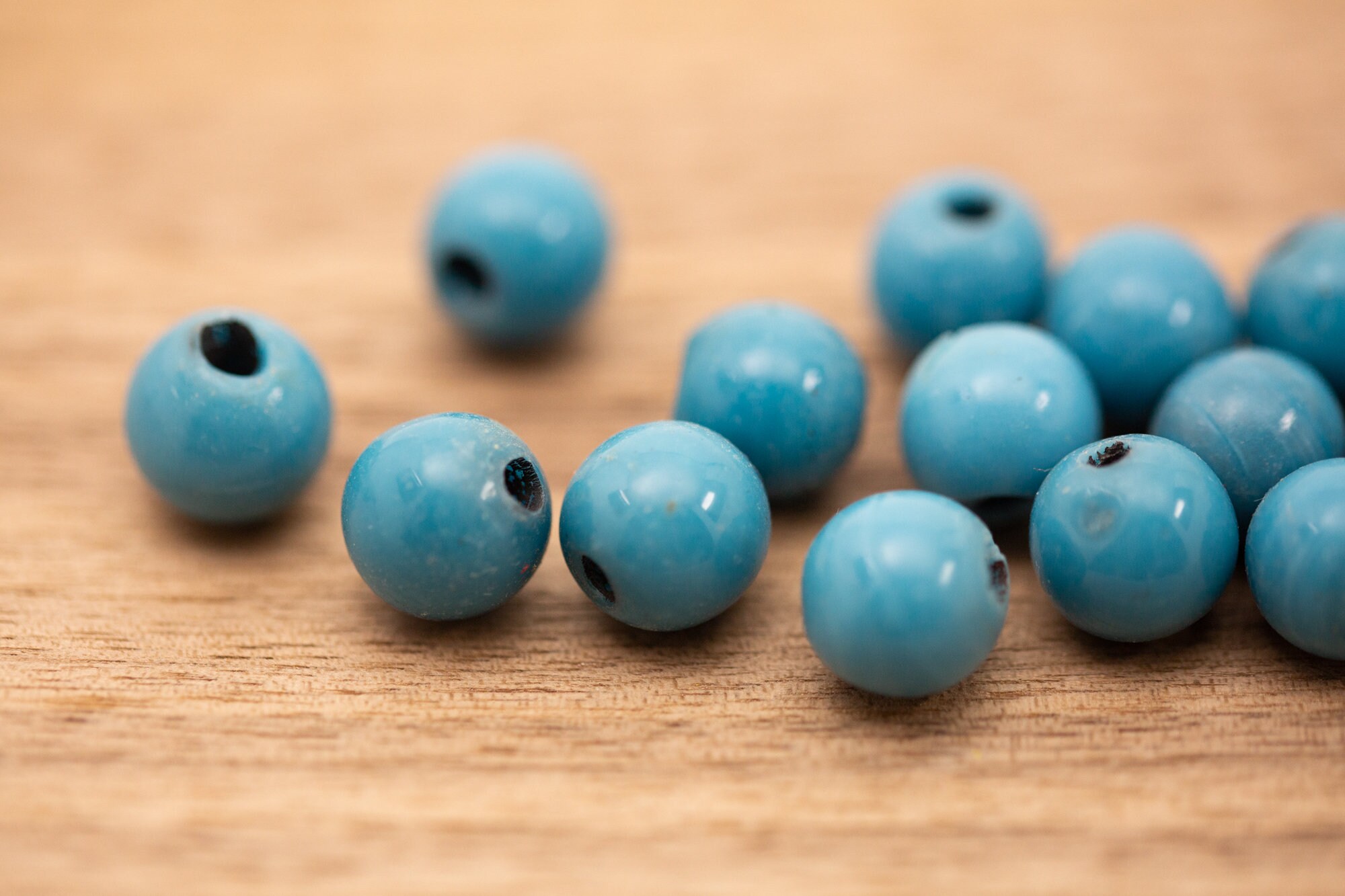 10 Count 12mm Light Robin Egg Blue Cyan Teal Swirled Ball - Etsy