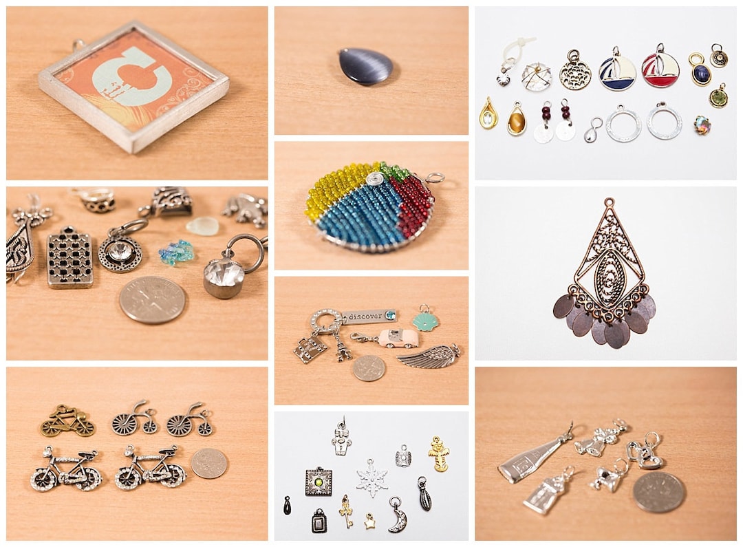 LARGE CHARM LOT 57 Count Charms Pendants for Jewelry, Earrings ...