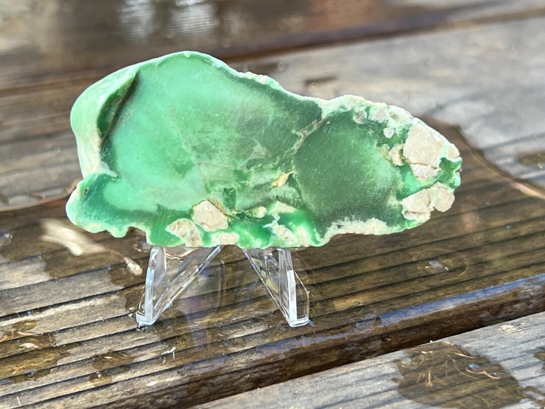 Raw Slab Lucin Variscite, Utah 2.5x1 Inches 7mm Thick Lapidary Jewelry ...