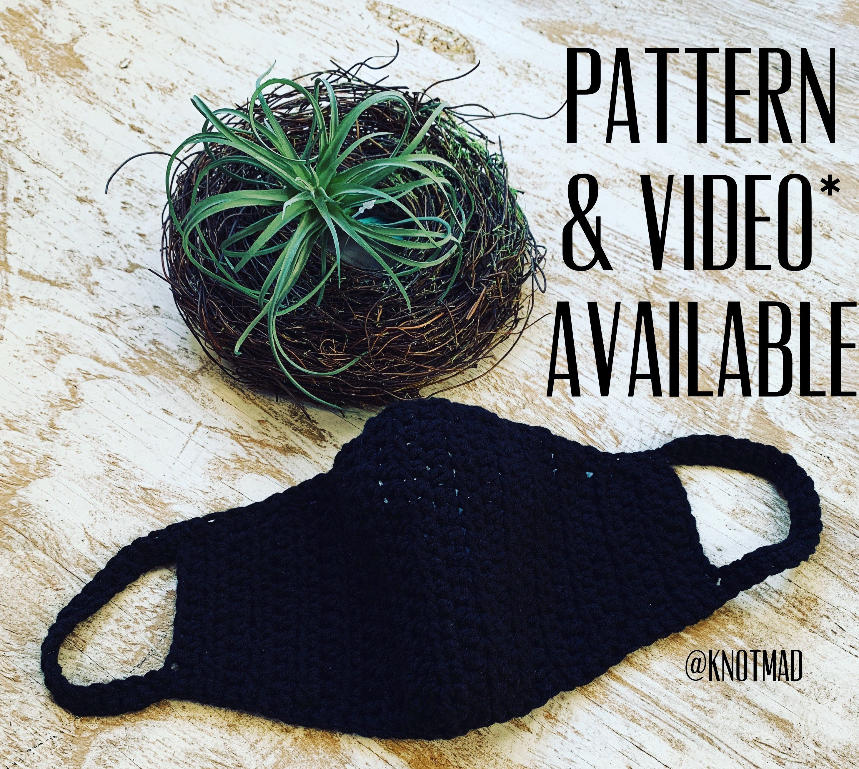 CROCHET Face Mask Pattern // Easy 5 Stars // PDF Instant // - Etsy