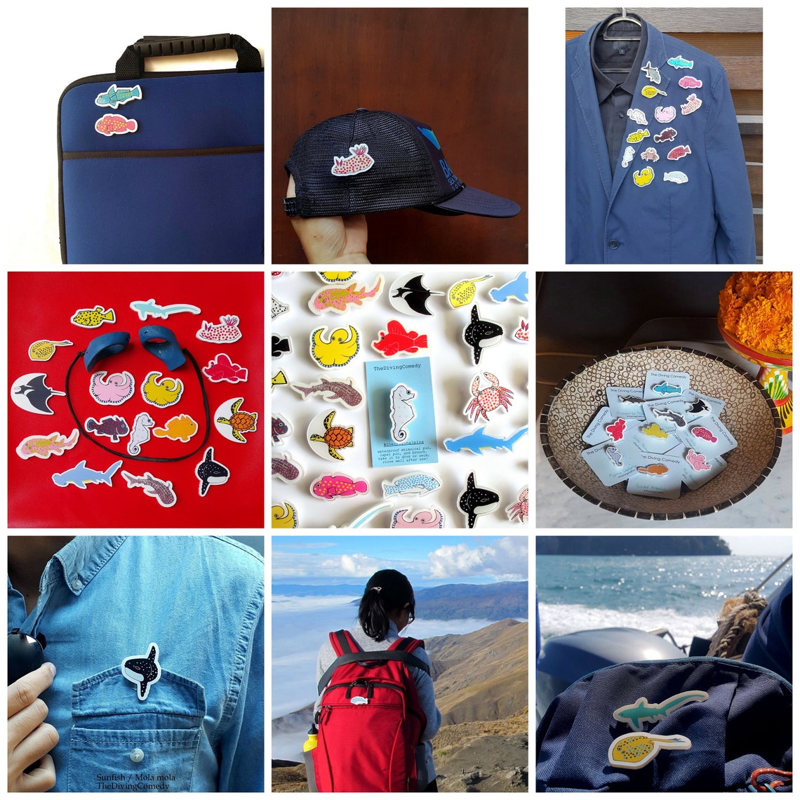 Shark Pin Shark Magnet Shark Brooch Whale Shark Thresher - Etsy