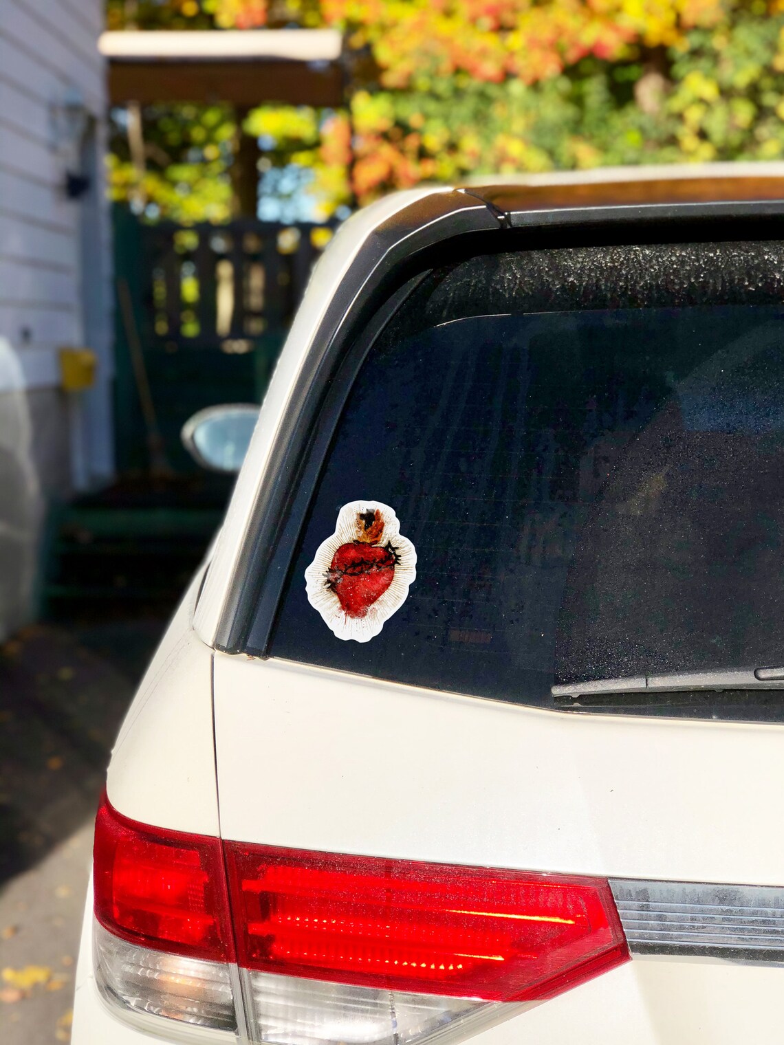 Most Sacred Heart of Jesus Catholic Vinyl Sticker, Decals for Laptop ...