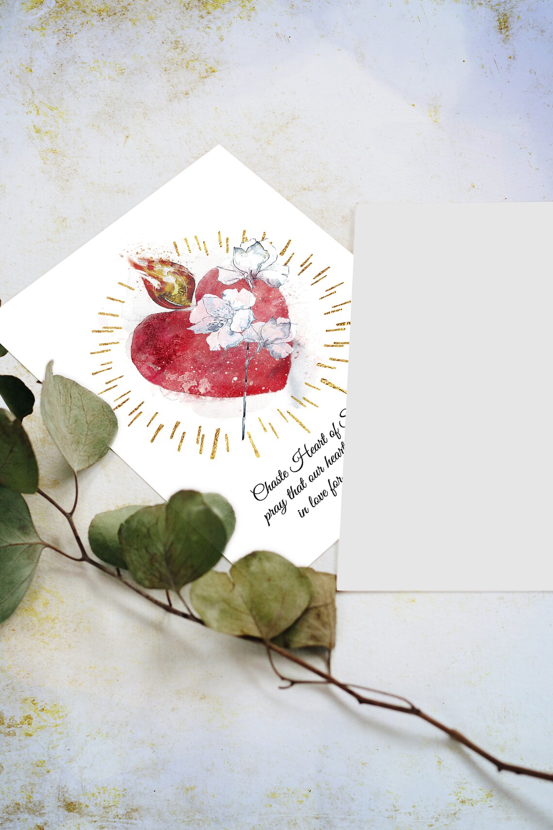 Most Chaste Heart of St. Joseph Prayer Card Sized Printable - Etsy Canada