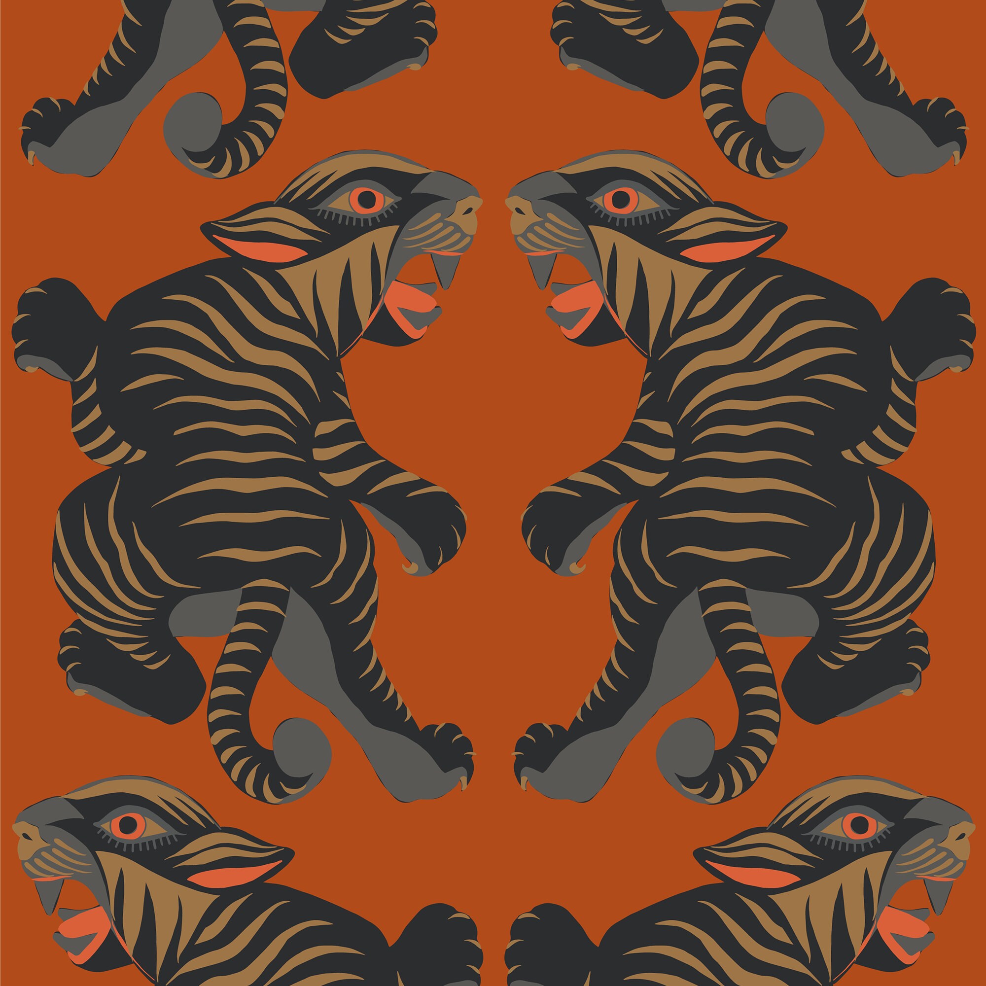 SAMPLES - Tigris Wallpaper | Kate Blairstone - Etsy