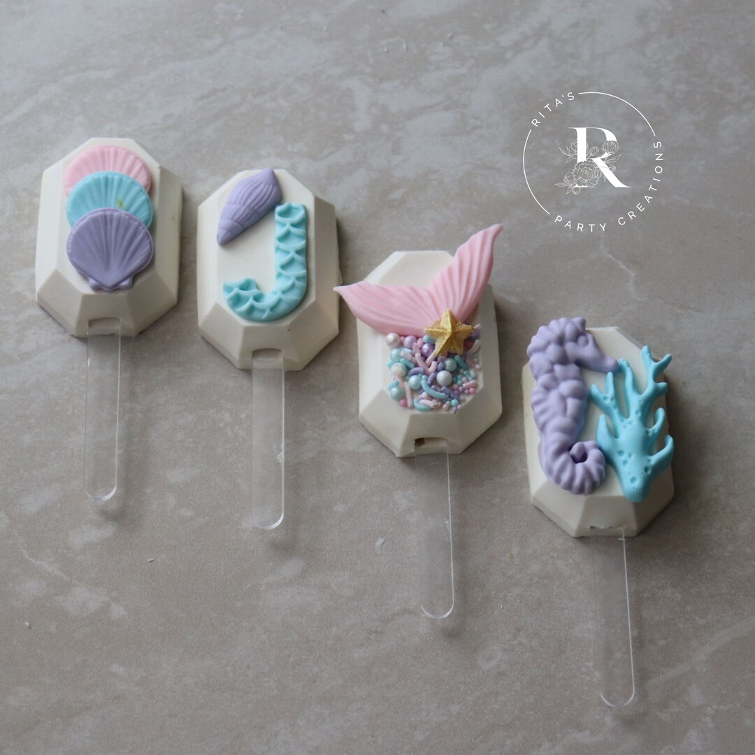 12 Mermaid Cakesicles, Under the Sea Party, Mermaid Dessert Table ...