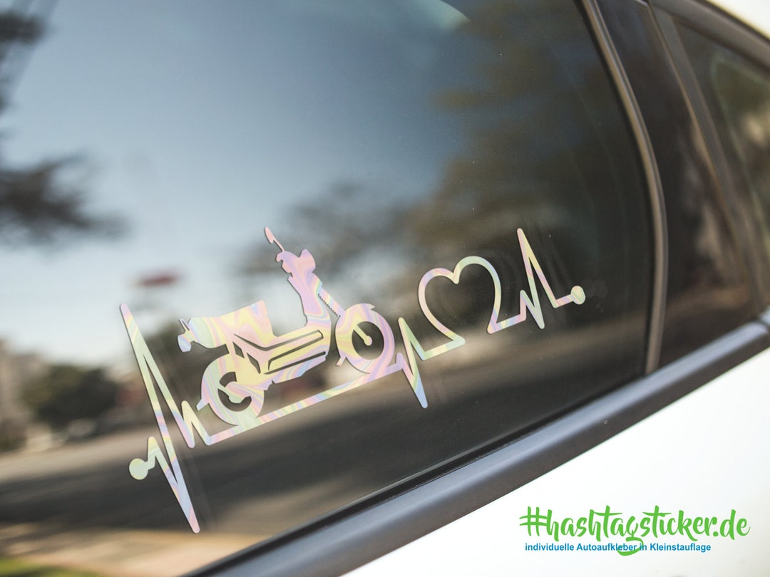Dye-cut Decal Simson SR50 Heart Beat - Etsy