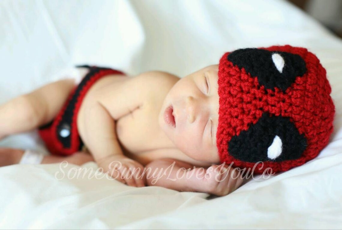 Baby Deadpool Outfit Costume Marvel Baby Boy Girl Newborn - Etsy