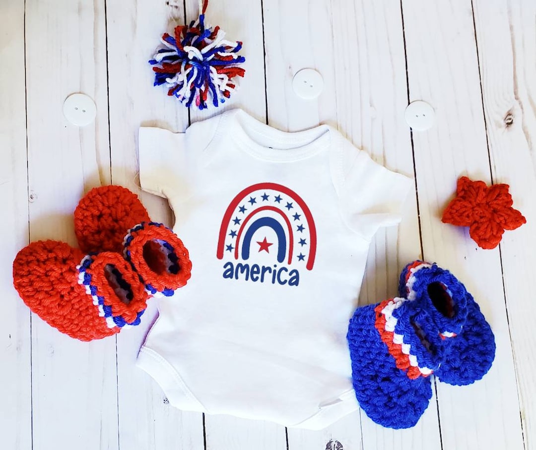 Baby 4th of July Outfit, 4th of July Baby Girl, 4th of July Baby Boy Outfit, Preemie Newborn 3 6 ...