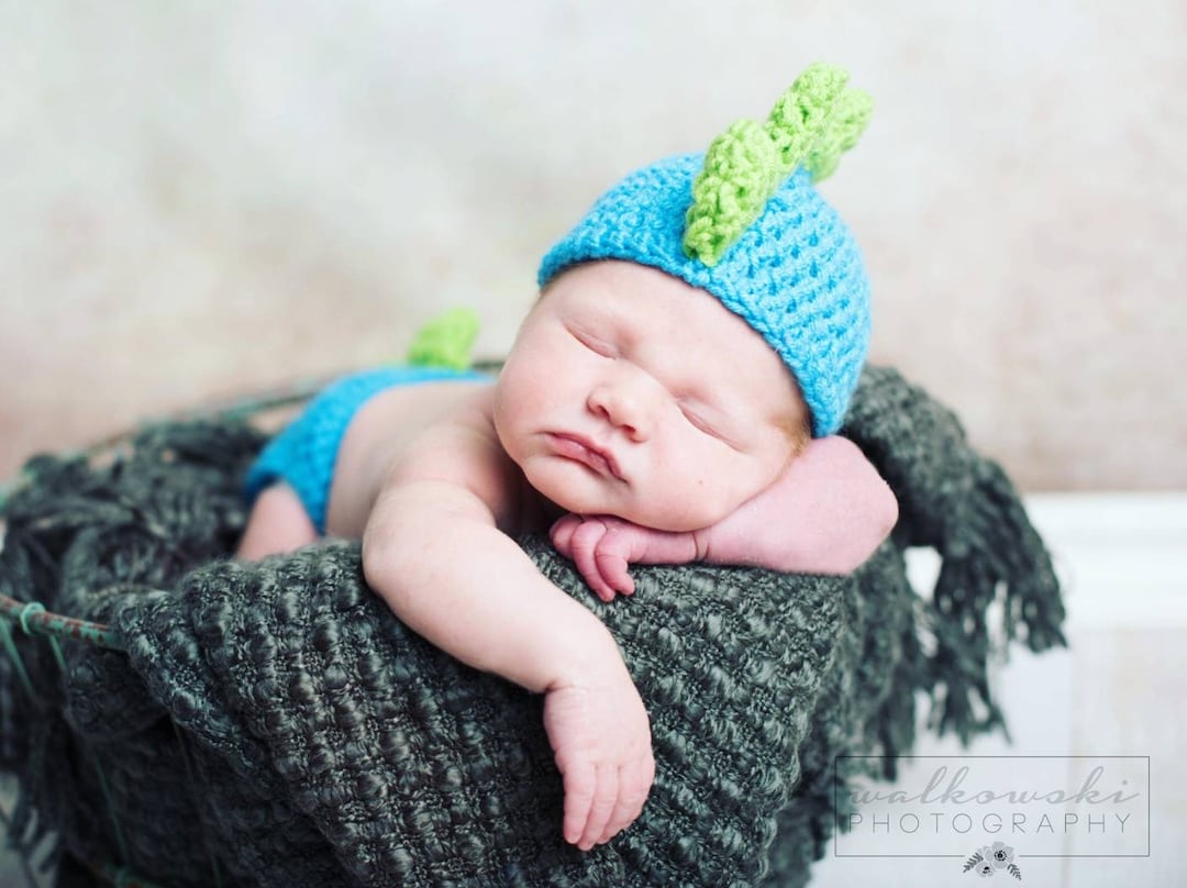 Baby Dinosaur Crochet Costume Infant Dino Set Newborn Baby Coming Home ...