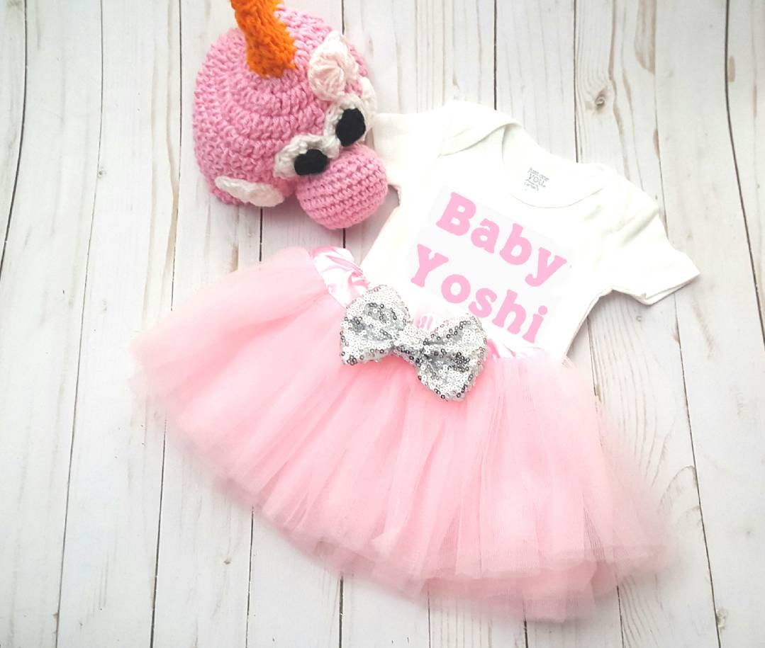 Pink Baby Yoshi Halloween Girl Costume, Nintendo Yoshi Super Mario ...