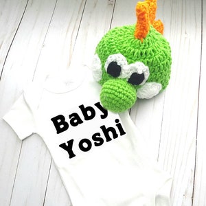 Yoshi Baby Super Mario Costume, Handmade Baby Yoshi Clothing, Super ...