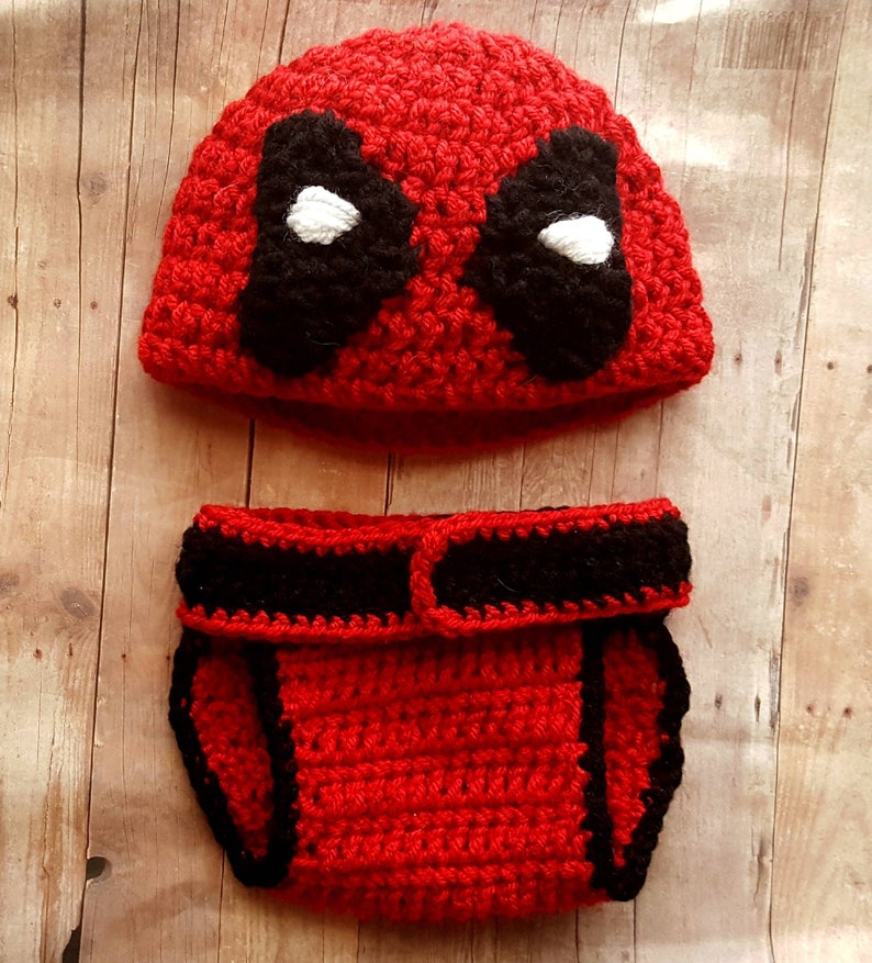 Baby Boy Deadpool Costume Baby Gir Deadpool Outfit Newborn - Etsy