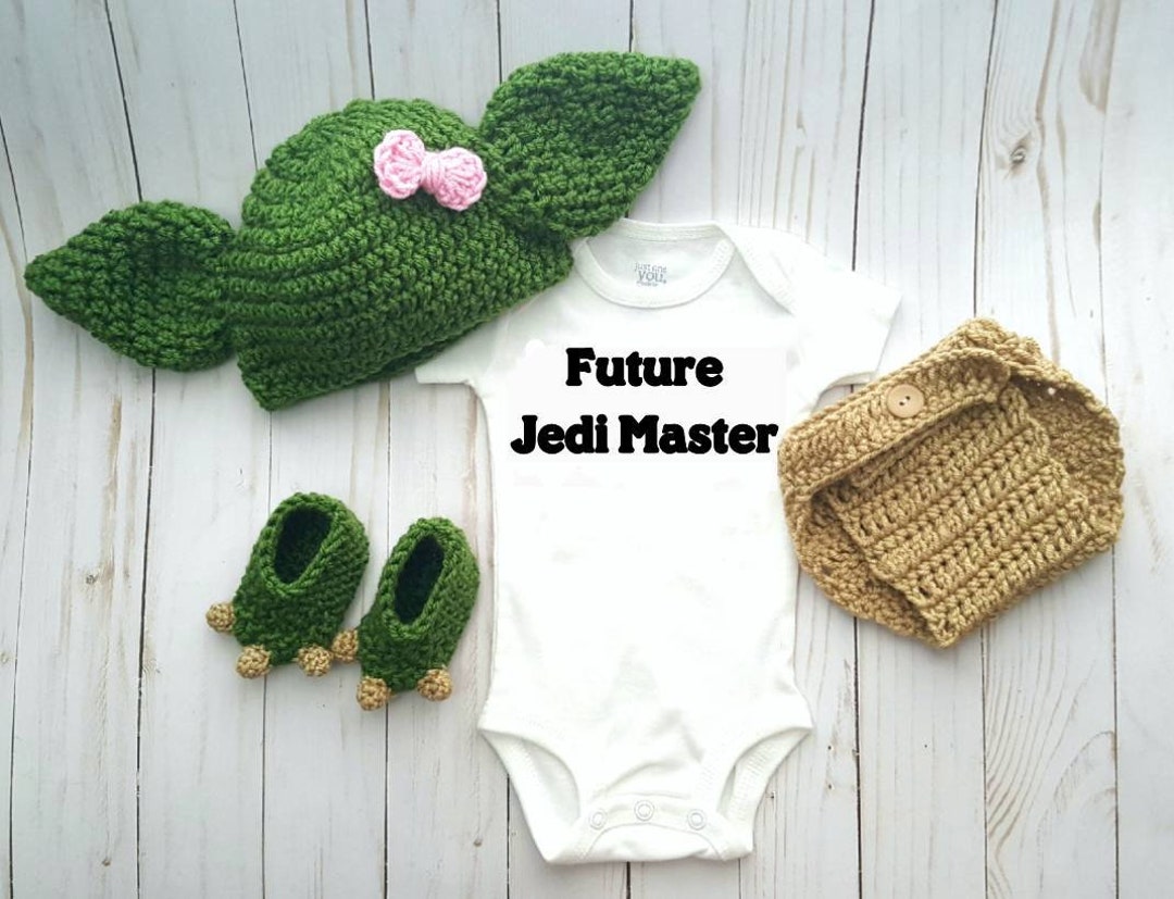 Yoda Star Wars Baby Jedi Costume, Newborn Star War Costume, Jedi Master ...