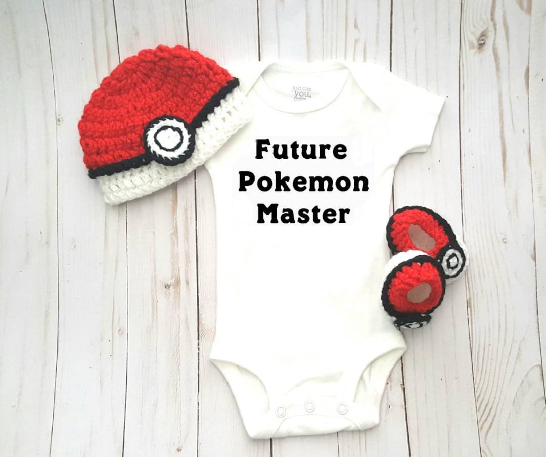 Pokeball Pikachu Baby Costume, Newborn Pokemon Master, Pokeball Shoes ...