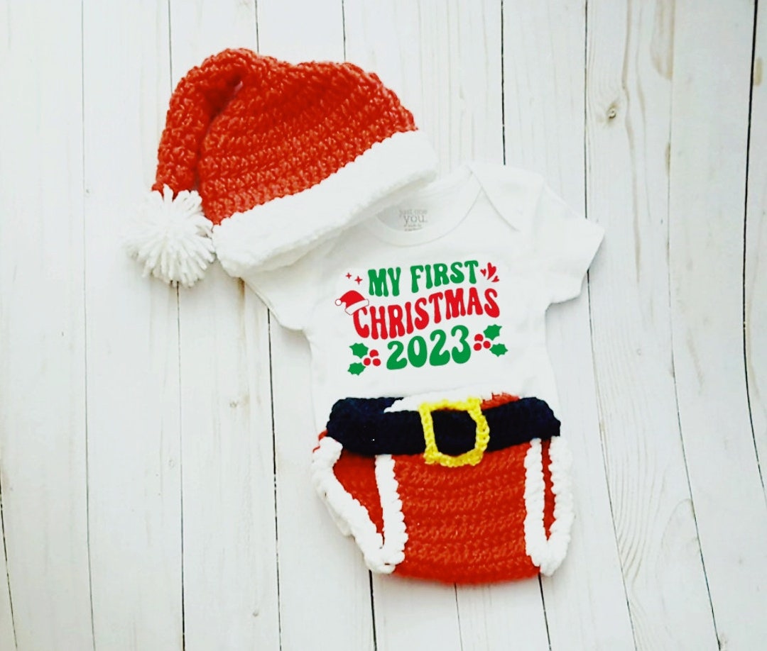 Baby Santa Outfit 3-6 Months Baby Santa Outfit Girl Baby Santa - Etsy