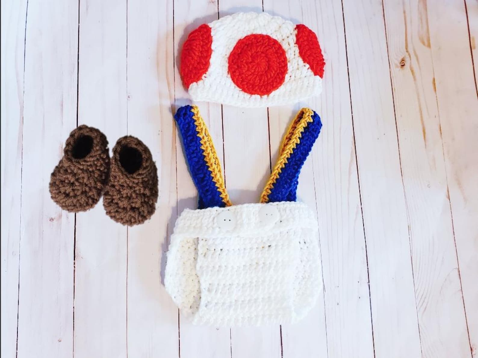 Toad Baby Mushroom Halloween Costume, Toad Hat Outfit, Super Mario Toad ...
