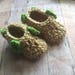 Baby Groot Slippers Shoes, Crochet Groot Booties, Baby Tree Slippers ...