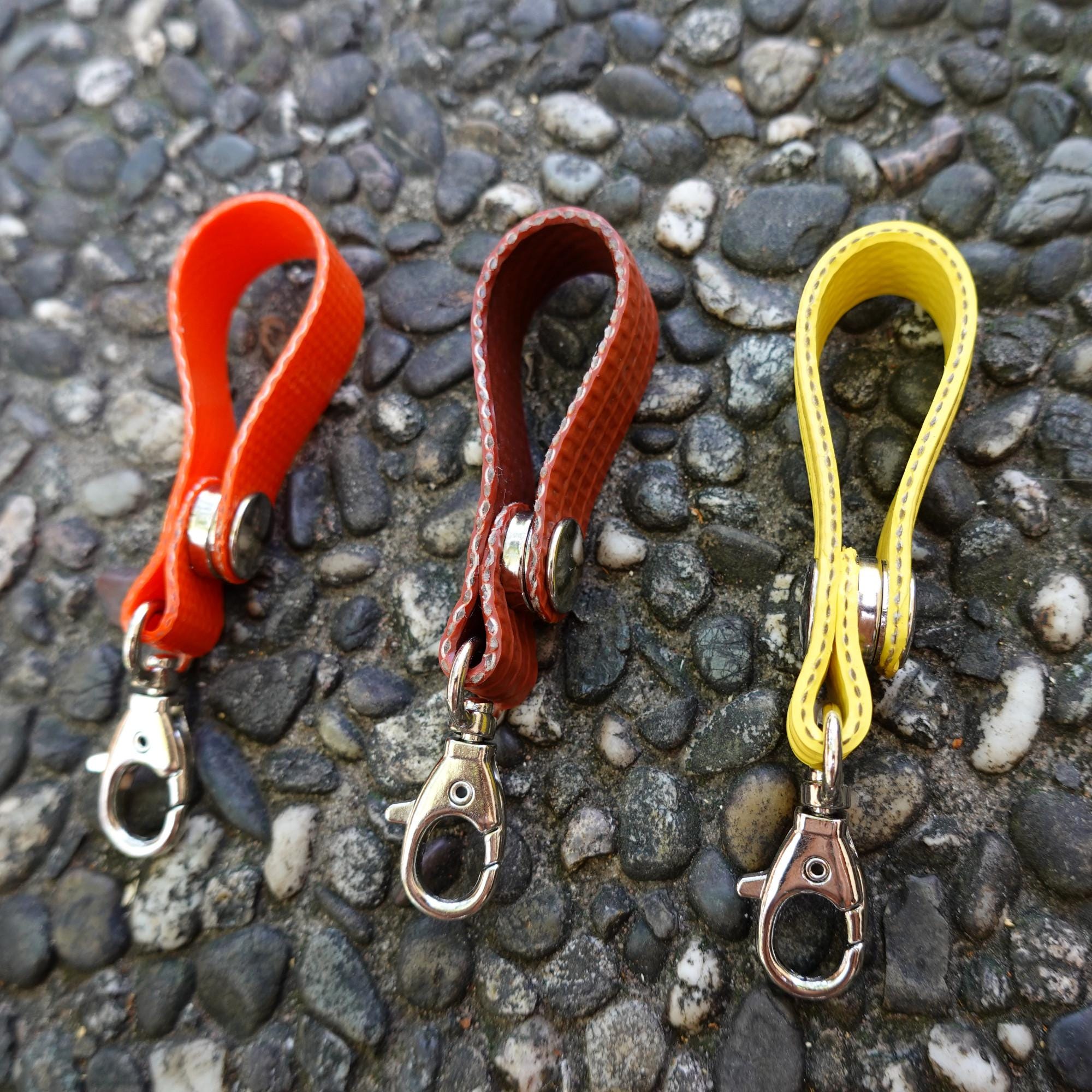 Upcycled Fire Hose Belt Keychain - Strong Magnetic Closure - Etsy