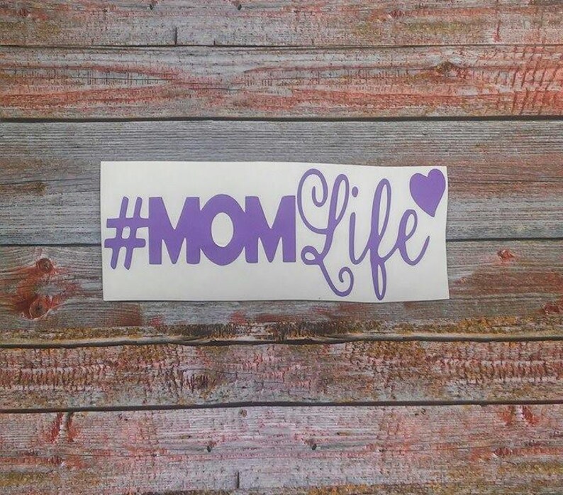 Mom Life Decal T For Mom Car Decals For Women Yeti Decal Etsy