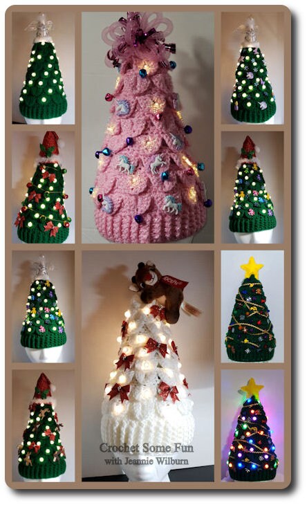 Christmas Tree Hat With Lights in Sizes Child Teen / Adult - Etsy