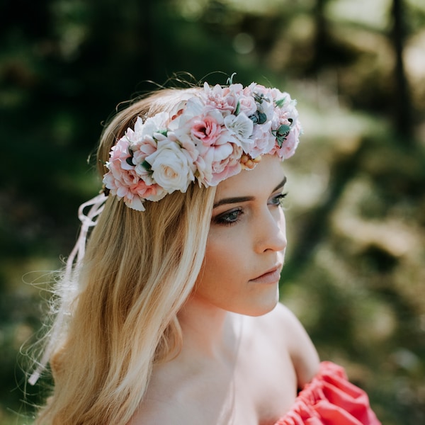 Pink Headpiece - Etsy