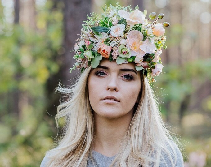 A24 MIDSOMMAR Crying May Queen Dani Ardor Florence Pugh Flower Crown ...