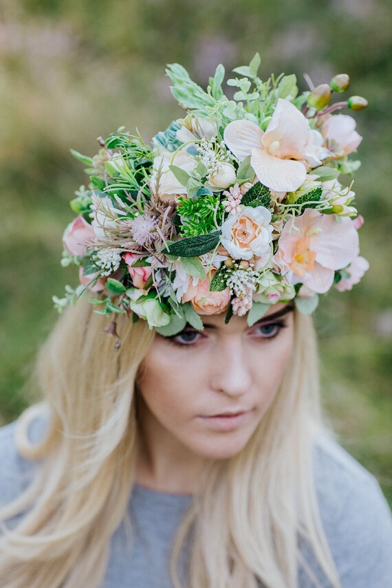 discount sale outlet 24 Midsommar flower crown/midsommar floral head ...