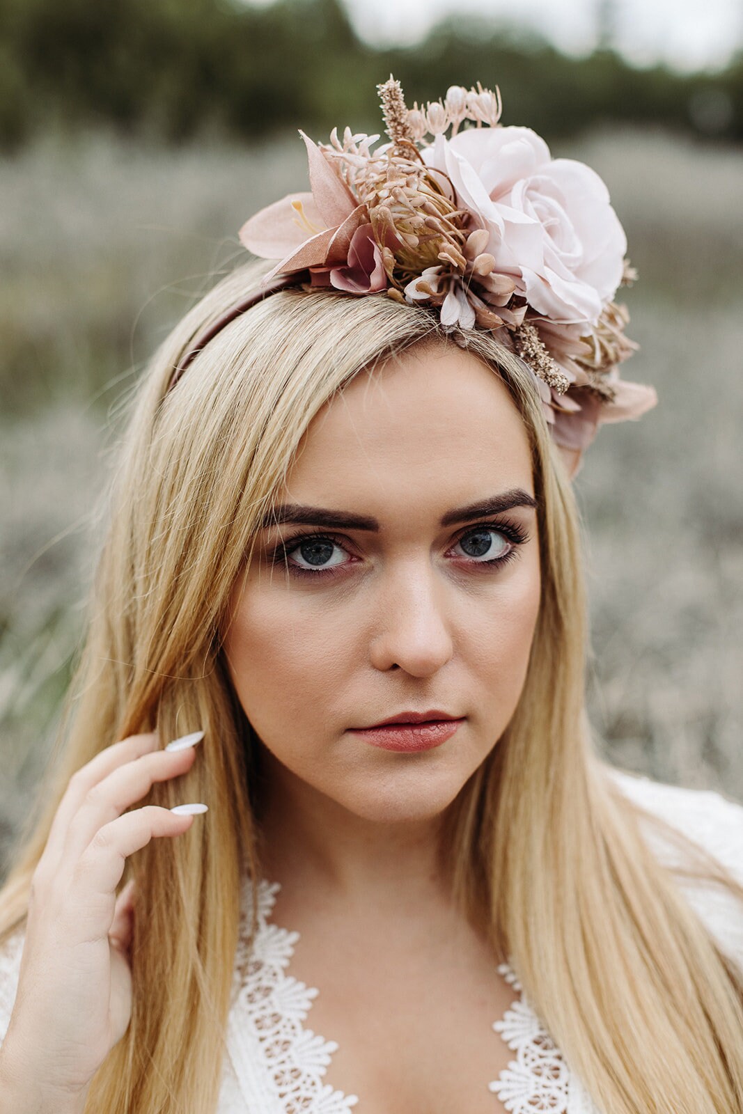 Crown Royal Rustic Rose Fascinator Rose Brown Headband | Etsy