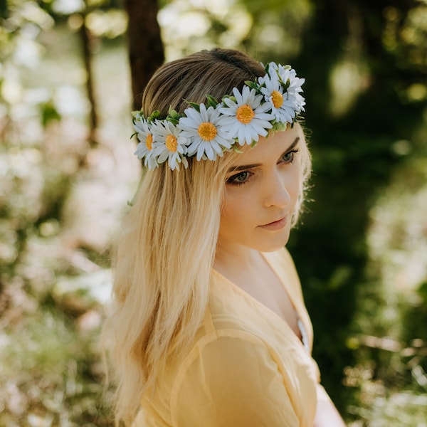 Daisy Flower Crown - Etsy