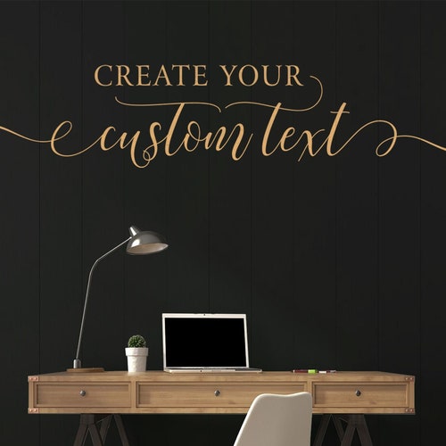 Custom Wall Decal Make Your Own Personalized Vinyl Wall - Etsy
