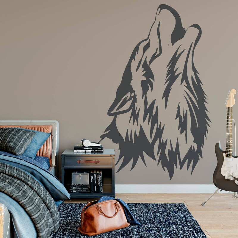 Wolf Wall Decal - Etsy