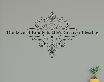 La Vita E Bella life is Beautiful Vinyl Lettering Wall Decal - Etsy