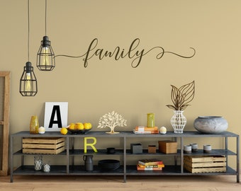 Family Wall Words | Etsy