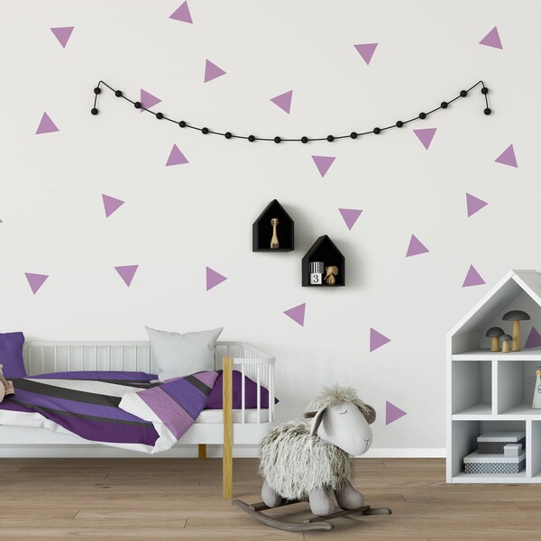 Triangle Wall Decal - Etsy