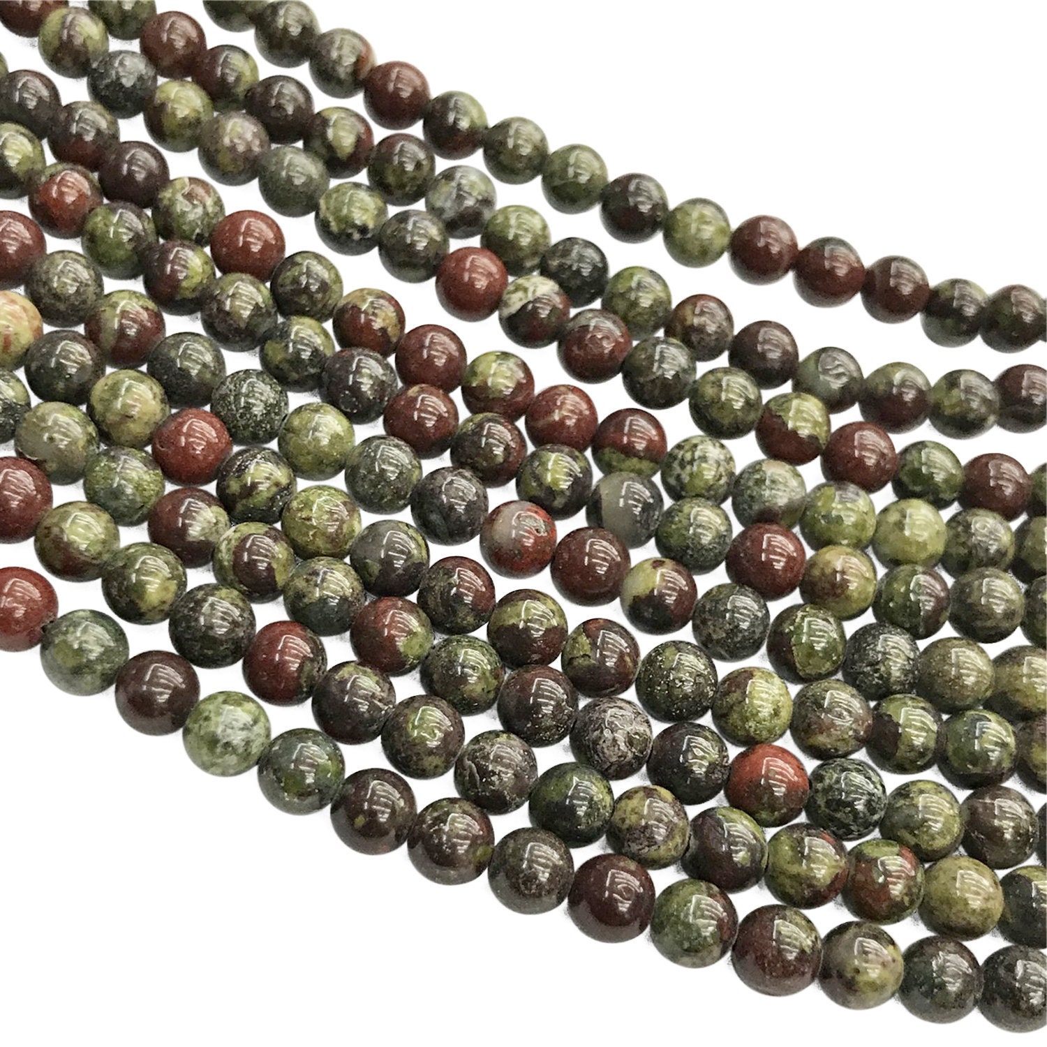 6mm Dragon Blood Jasper Beads Round Gemstone Beads Wholesale | Etsy