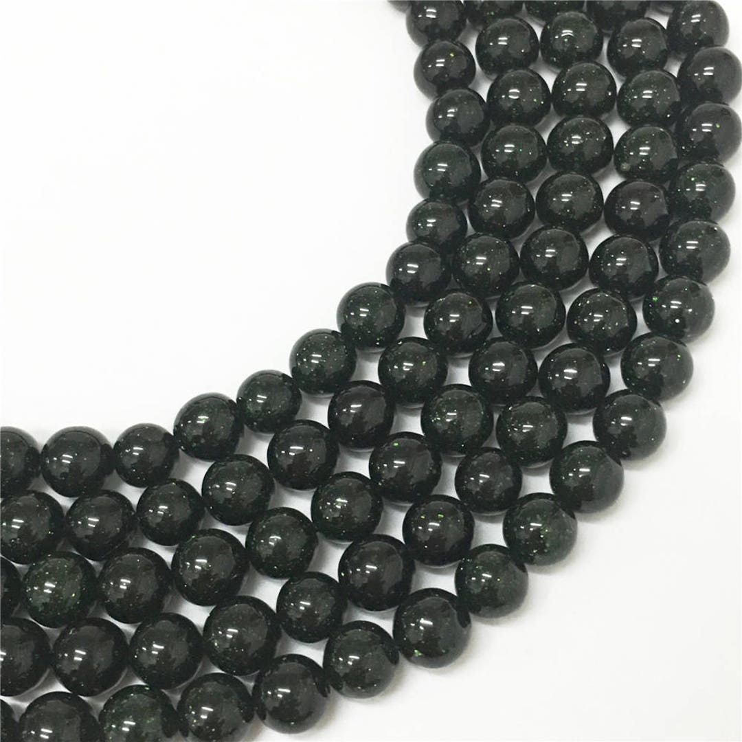 8mm Green Sandstone Beads, Round Gemstone Beads, Wholesale Beads - Etsy