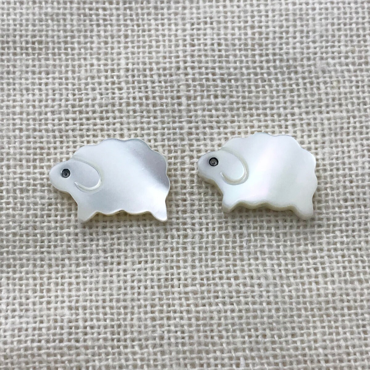 10pcs Mother of Pearl Sheep Beads Shell Jewelry 11x16mm - Etsy