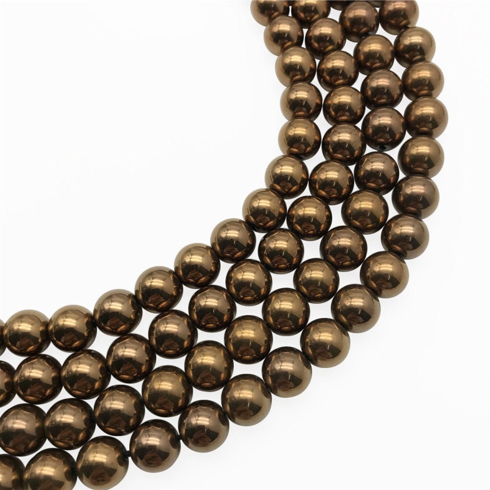 10mm Brown Hematite Beads Round Hematite Beads Hematite - Etsy