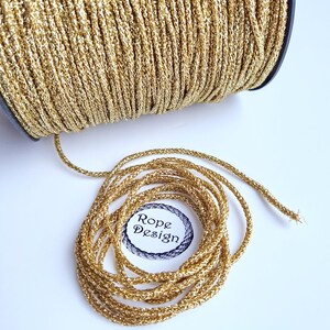 Sparkling Macrame Cord Shiny Polyester Cord Diameter 3 Mm - Etsy