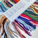 Sample Card Rope Examples Color Card Macrame Cord - Etsy Canada