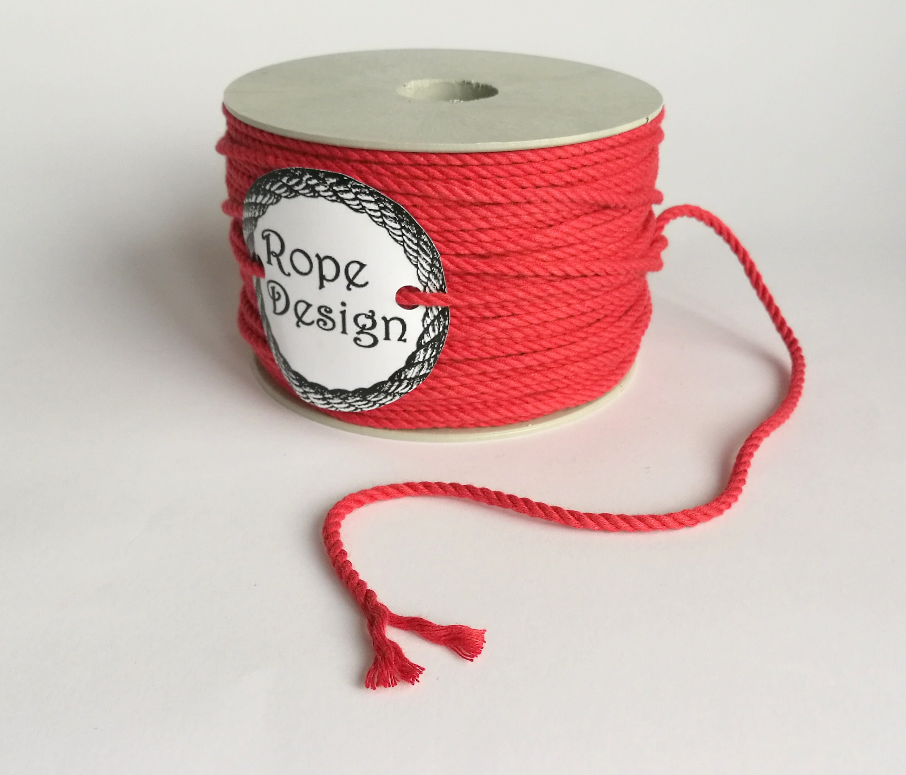 Macrame twisted COTTON 3 mm rope 100m 109yard Twisted cotton | Etsy