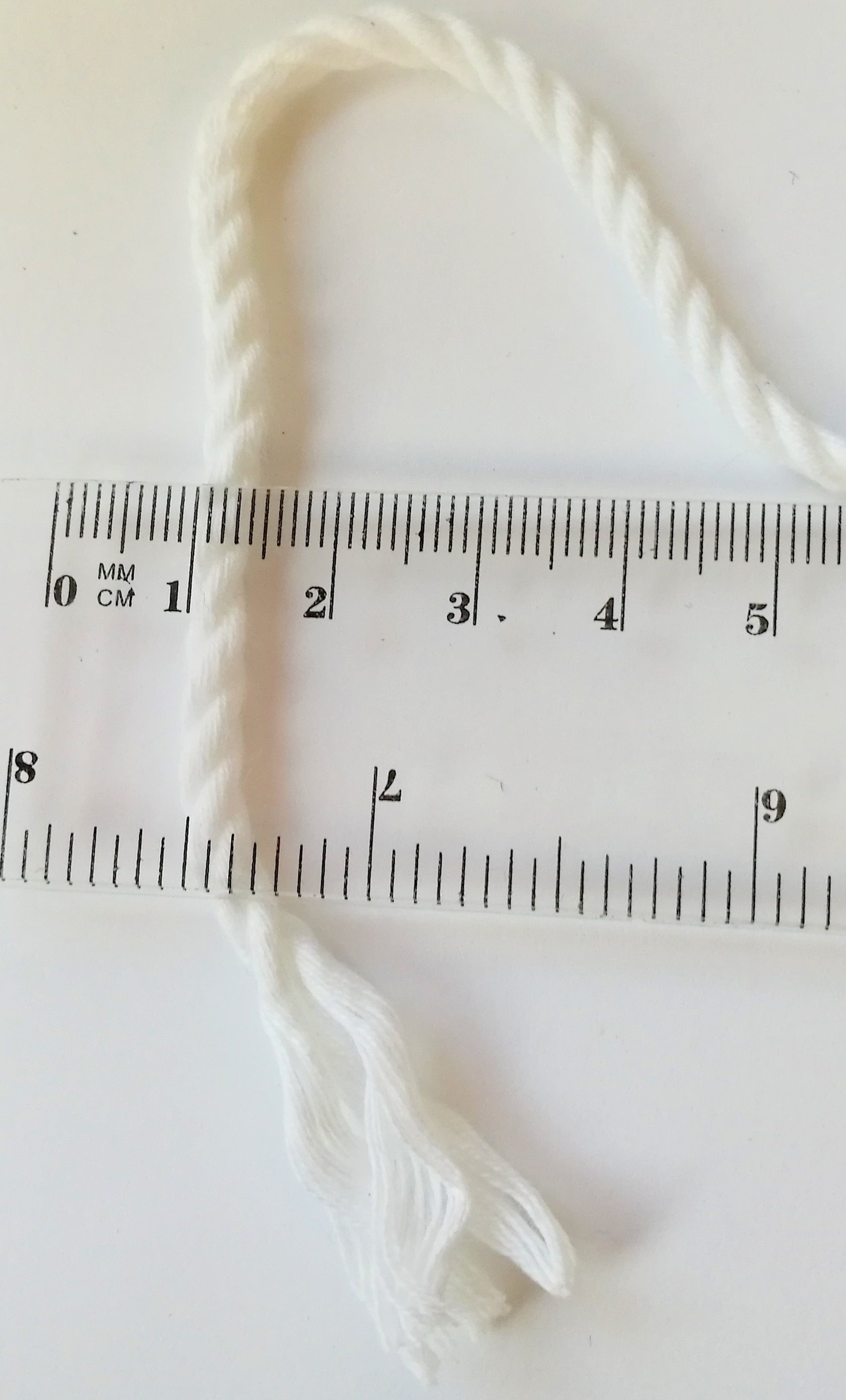 Macrame twisted COTTON 3 mm rope 100m 109yard Twisted cotton | Etsy