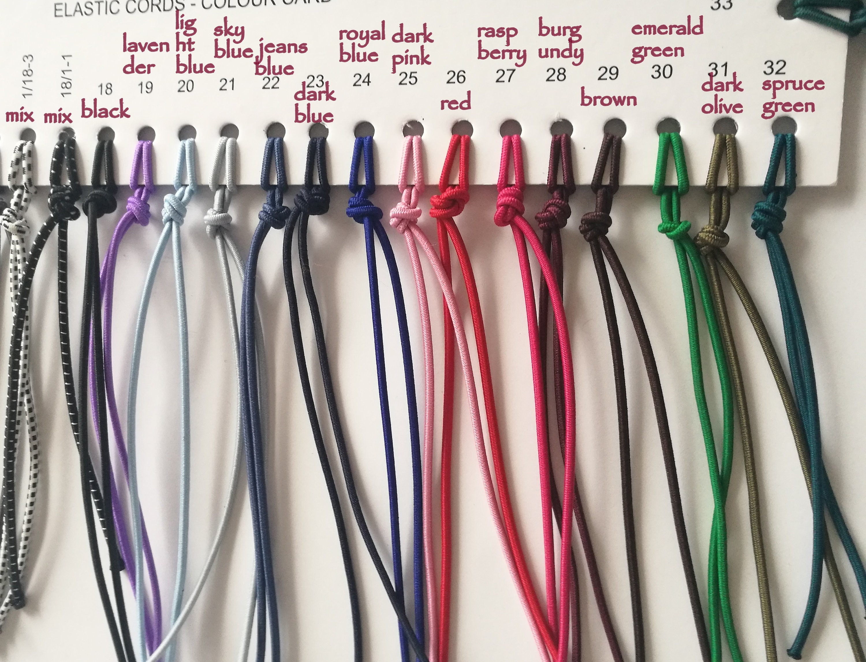 Round Elastic 1 Mm Cord String Jewelry Cord Elastic Cord - Etsy