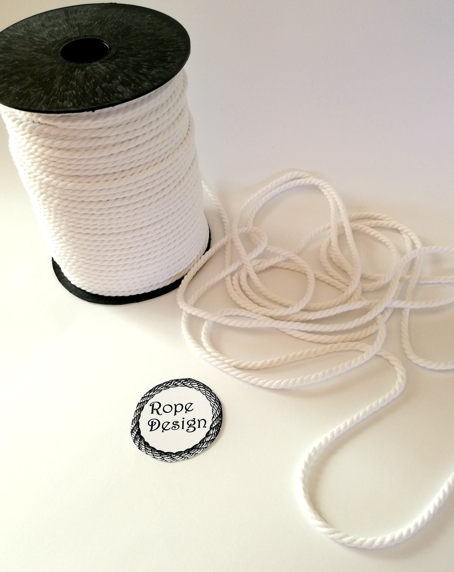 Macrame COTTON Rope Twisted Cotton Rope Craft Project | Etsy